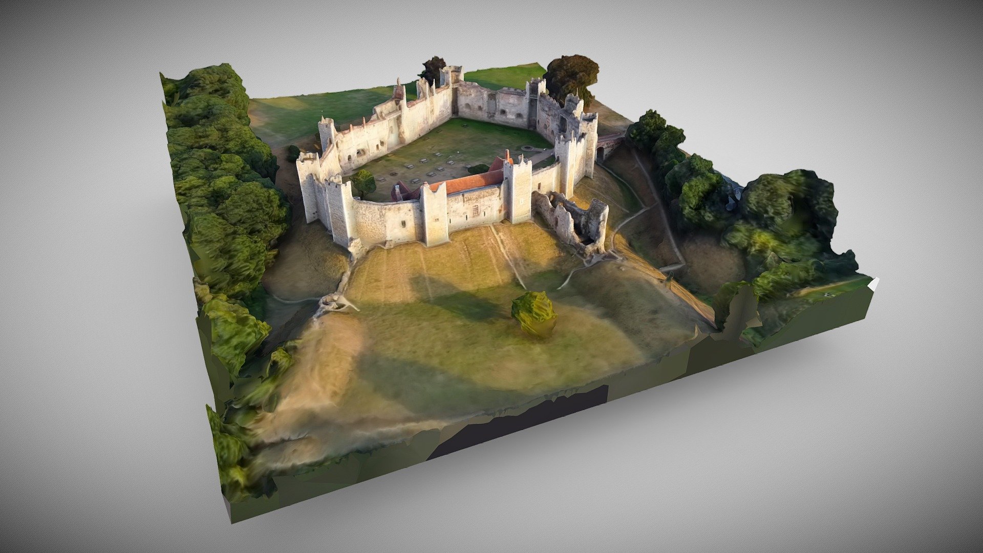 Framlingham Castle, Suffolk - 3D model by GeoLan 3D (@GeoLan3D ...