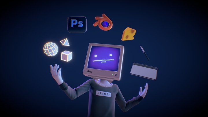 Icons 3D models - Sketchfab