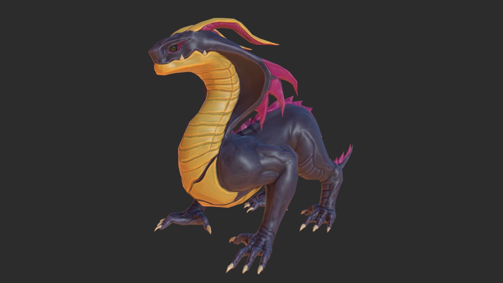 Stylized Snake - 3D model by alex.art [ee24b61] - Sketchfab