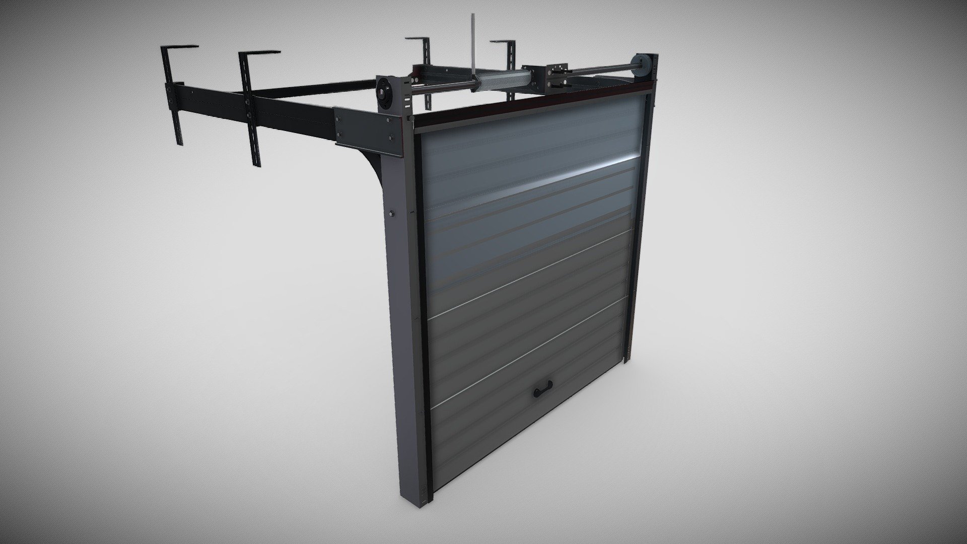 Garage Gate - 3D model by MattWojcDesign [ee25863] - Sketchfab