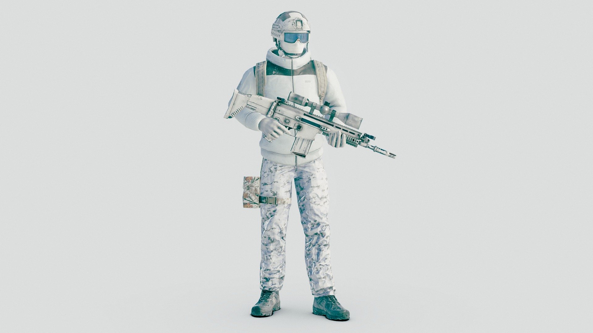 Winter Soldier - Buy Royalty Free 3D model by SpatialNeglect (@jeandiz ...