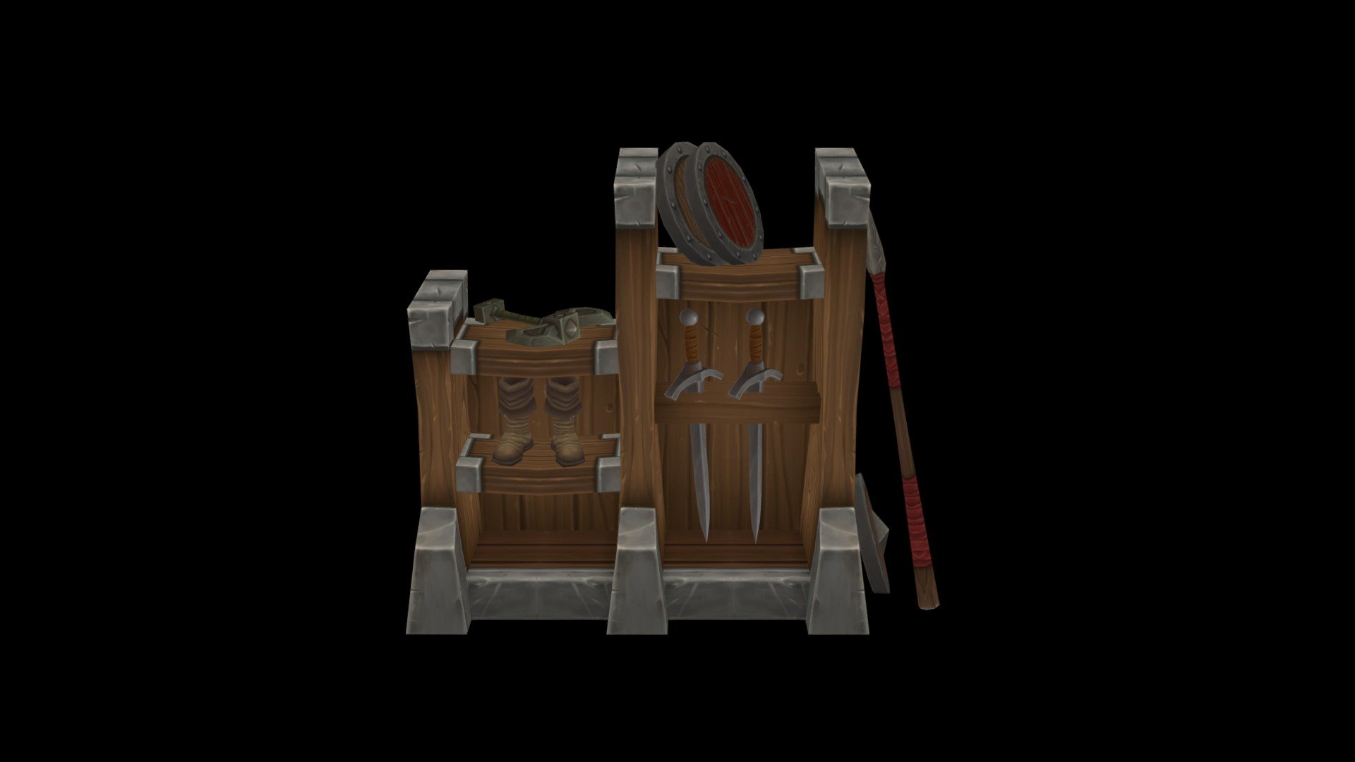 Weaponrack - 3D model by DuskoStusko2 (@Hawken228) [ee265ac] - Sketchfab