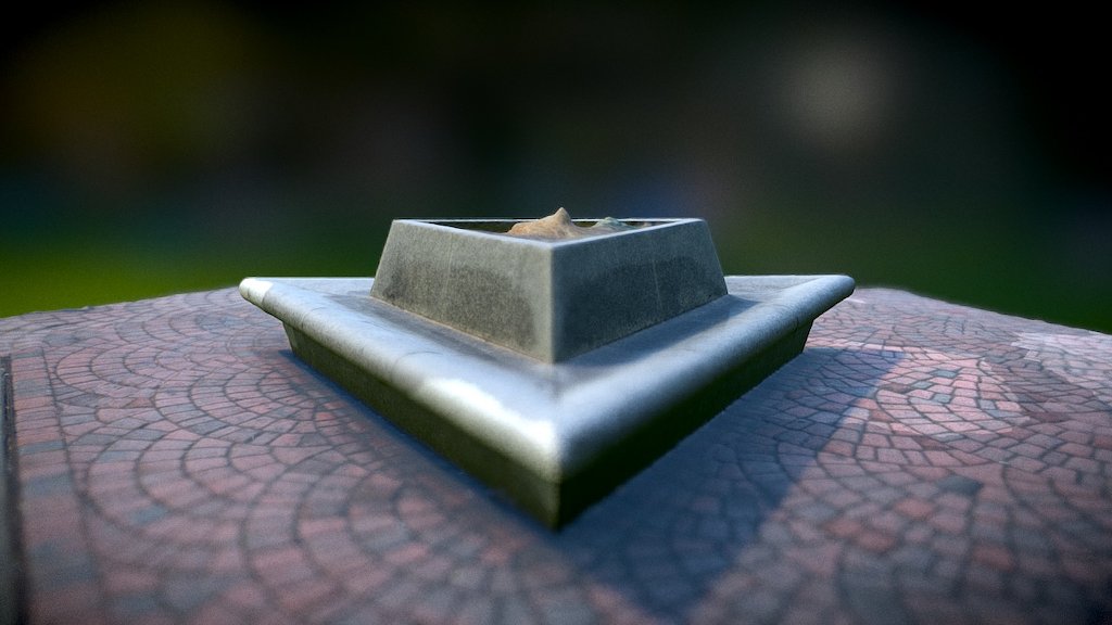 Day #15: triangle bench - 3D model by alban [ee26ec1] - Sketchfab