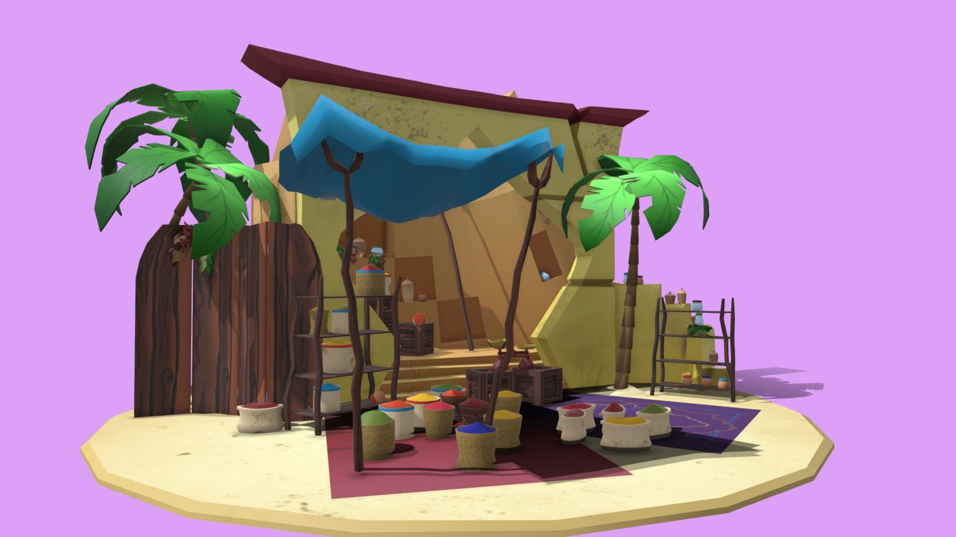DAE Bazaar Spice Shop WIP - 3D model by Tereza (@tcoprea) [ee2817c ...