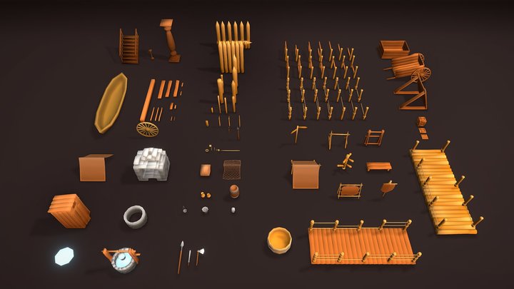 Banner 3D models - Sketchfab