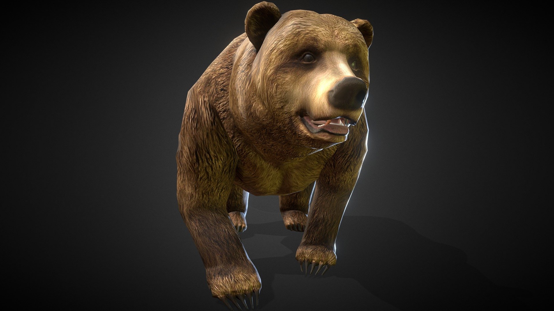 Brown Bear - Buy Royalty Free 3D model by animod [ee2d74c] - Sketchfab ...