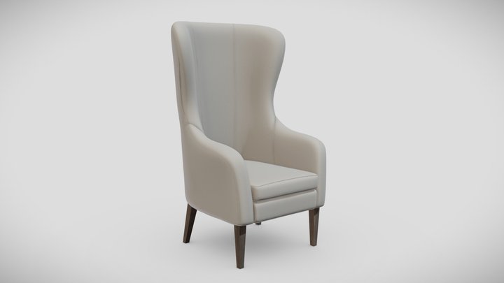 Wing-chair 3D models - Sketchfab