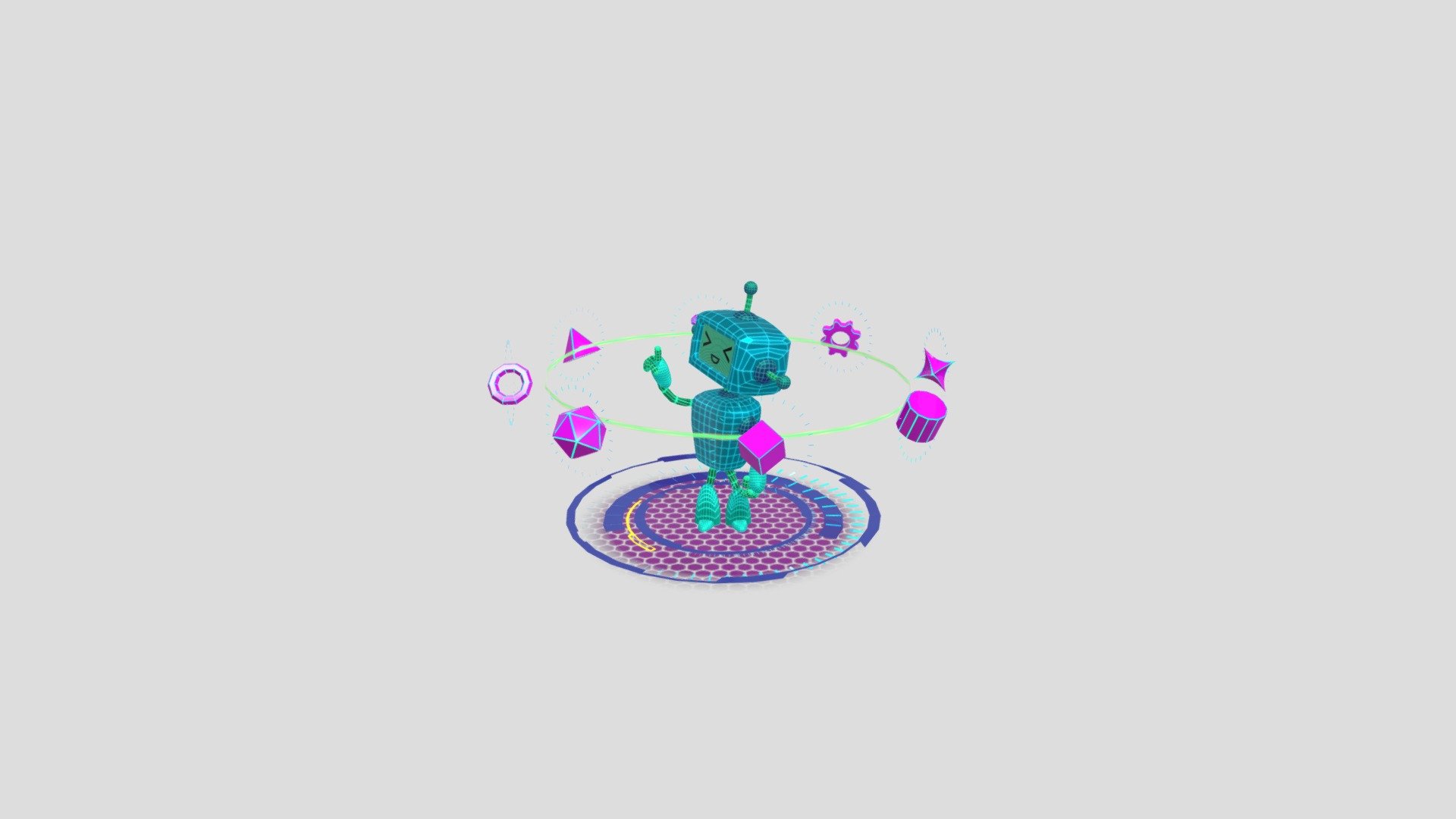 Robot kepala kotak - Download Free 3D model by sheikhirfan_ [ee3004f ...
