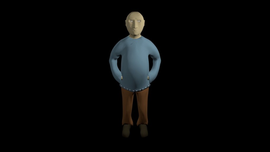 Clay Man - 3D model by slidon [ee301aa] - Sketchfab