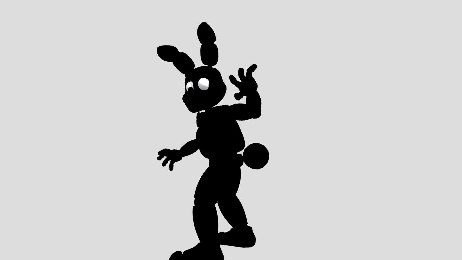 Shadow Bonnie - Download Free 3D model by MrSpringMen [ee33ae0] - Sketchfab