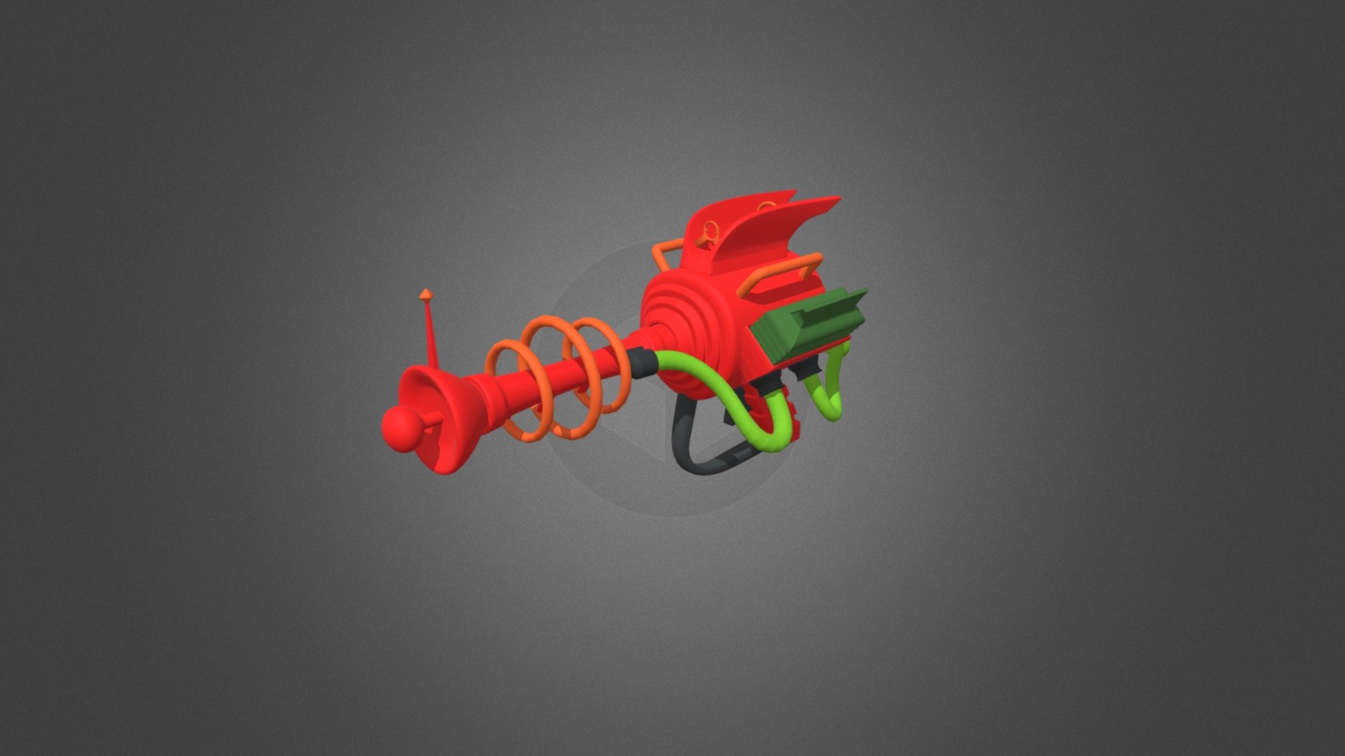 Retro_Sci_Fi_Gun - 3D model by hellsingthenoble [ee34311] - Sketchfab