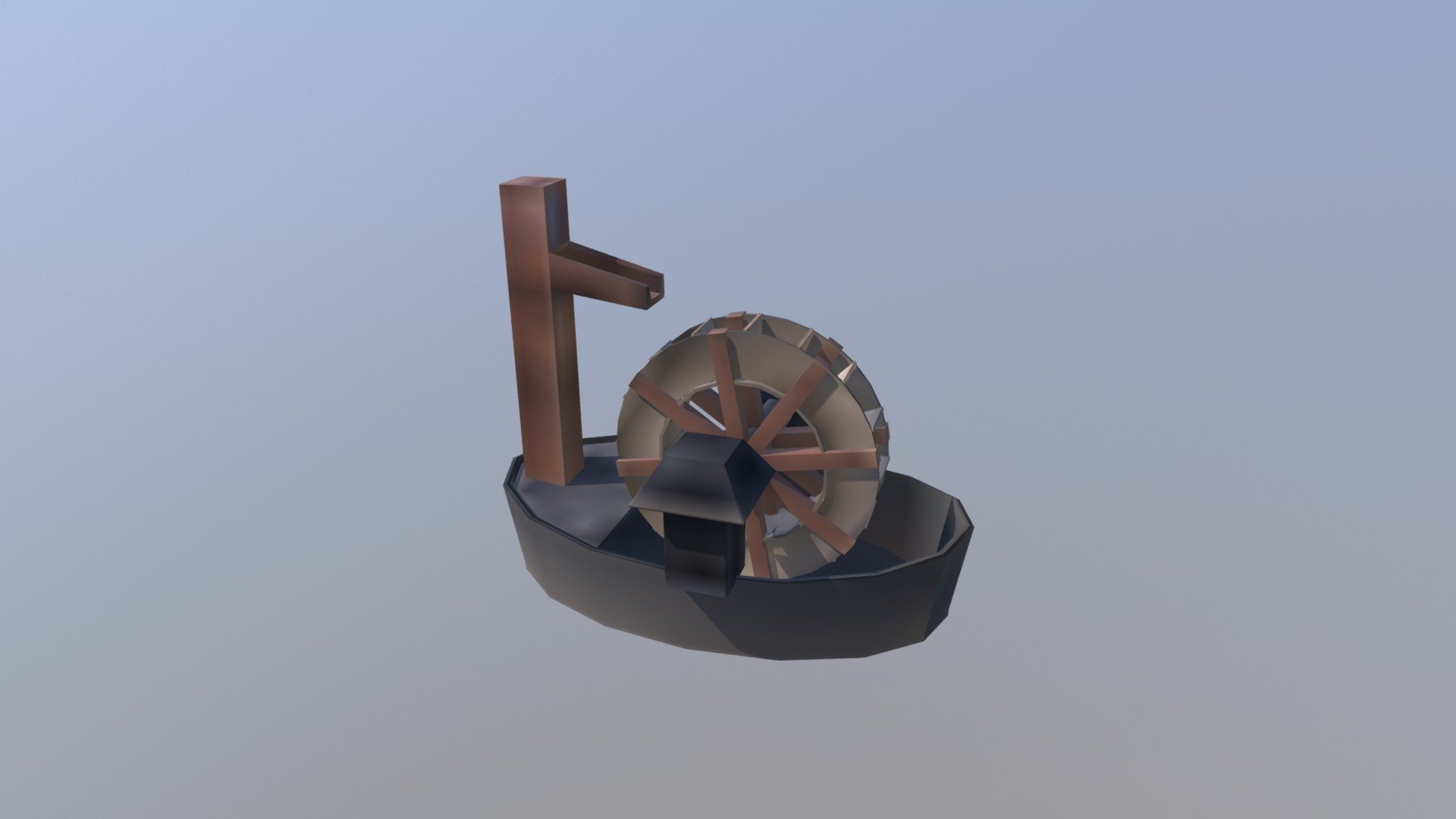 Water Wheel - 3D model by Connie Lin (@kledith) [ee357d3] - Sketchfab