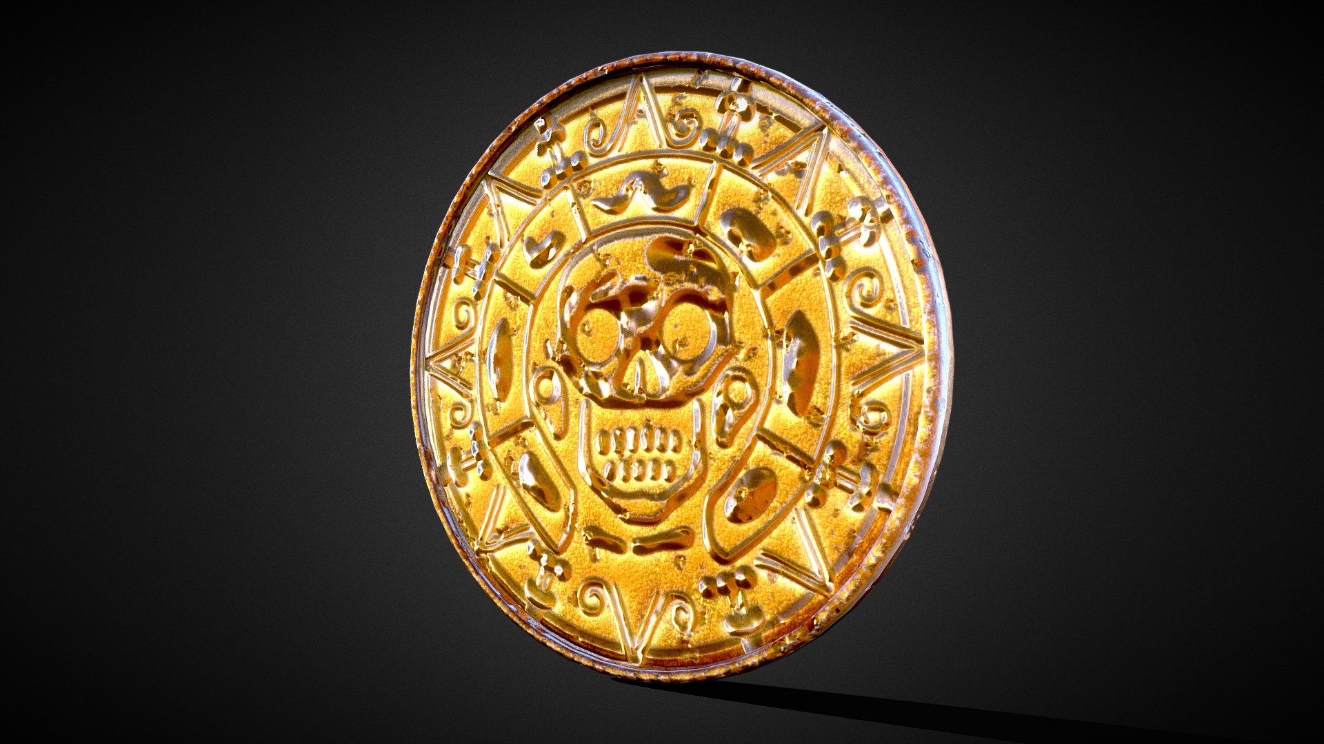 Pirate Coin - 3D model by Giancarlo Montebelli (@giancarlomontebelli ...