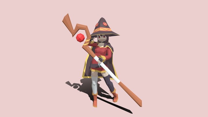 Megumin 3D models - Sketchfab