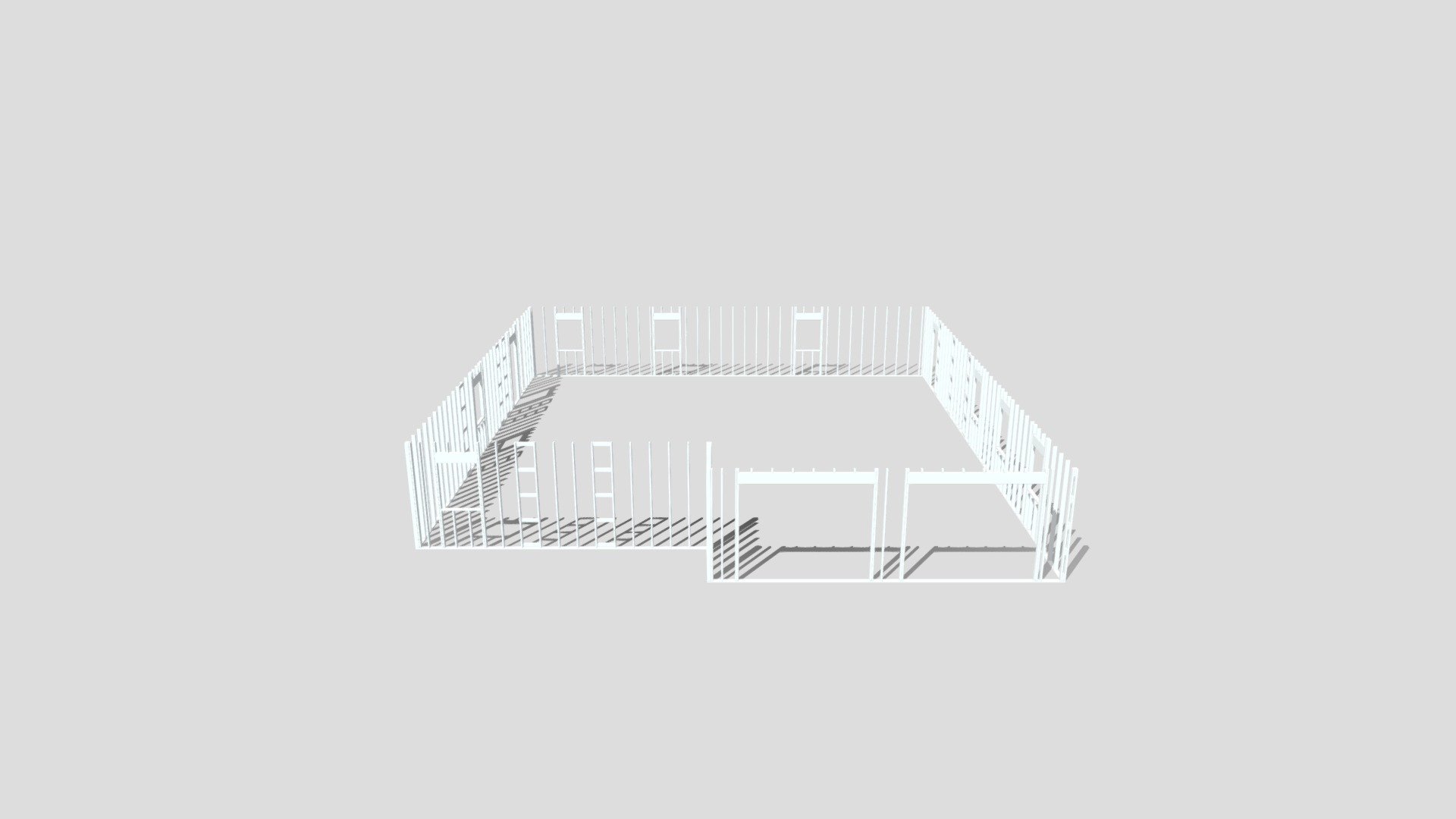 House In Progress 25% - 3D model by lclouser1 [ee3753c] - Sketchfab