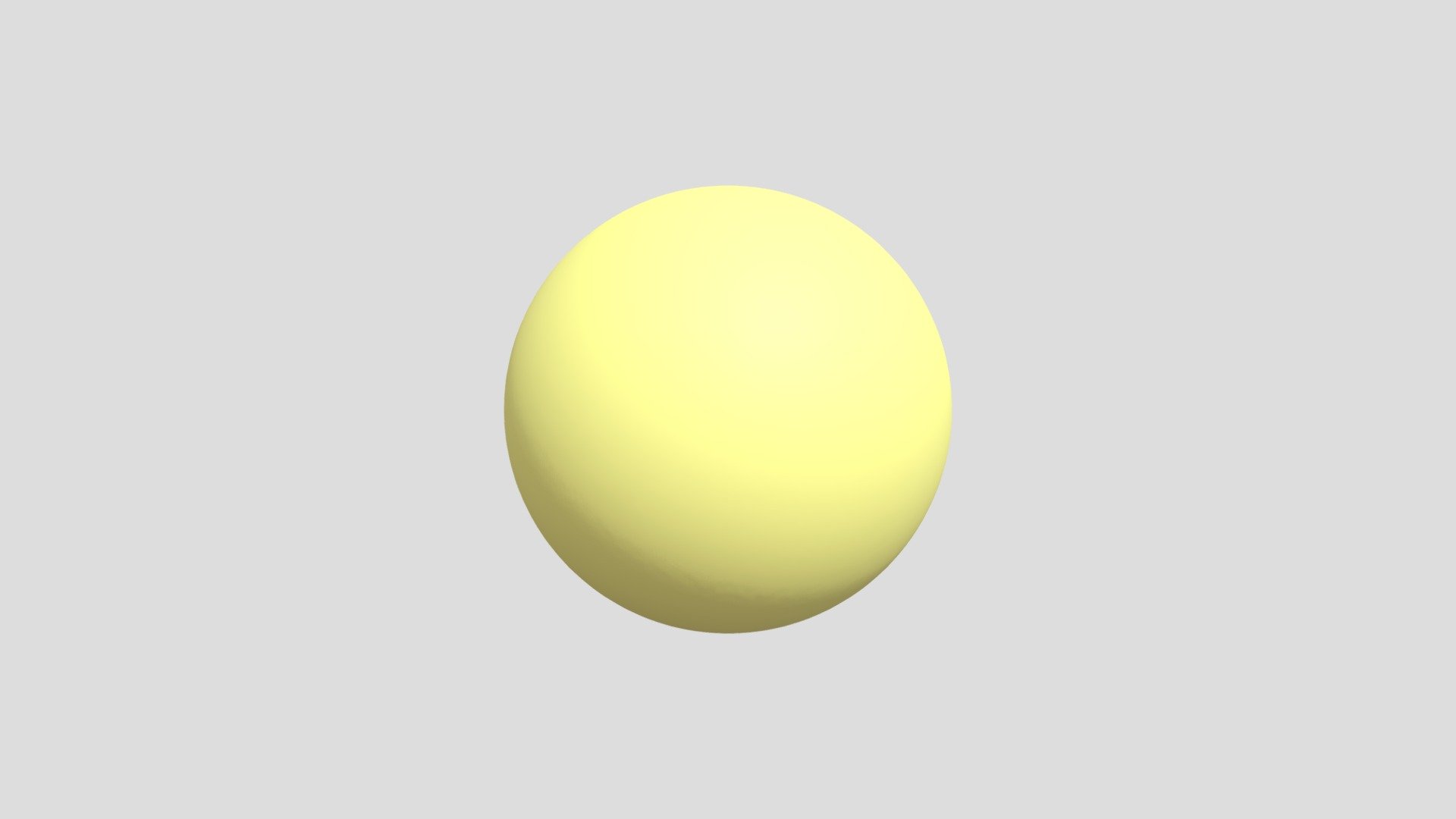 Gele bal - Download Free 3D model by Djedi [ee3773b] - Sketchfab