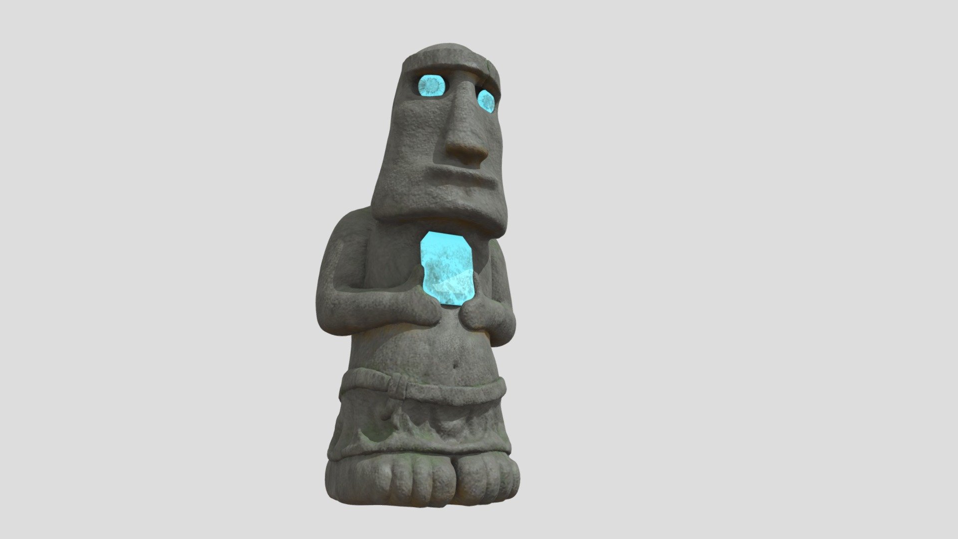 Stone Idol - 3D model by clakken [ee37c83] - Sketchfab