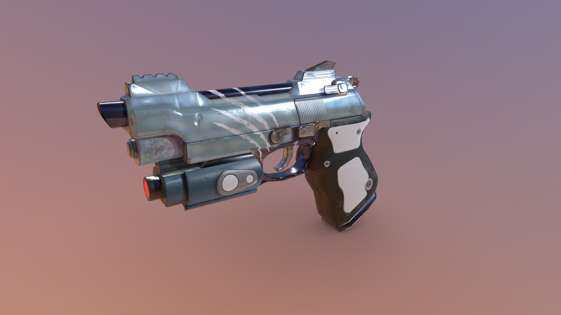 Impact Gun - 3D model by Bitbom (@nextchennel748) [ee3a3da] - Sketchfab