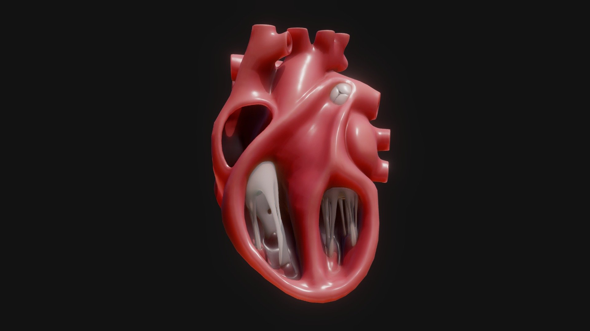 Human Heart Section - Buy Royalty Free 3D model by zames1992 [ee3b4f9] - Sketchfab Store