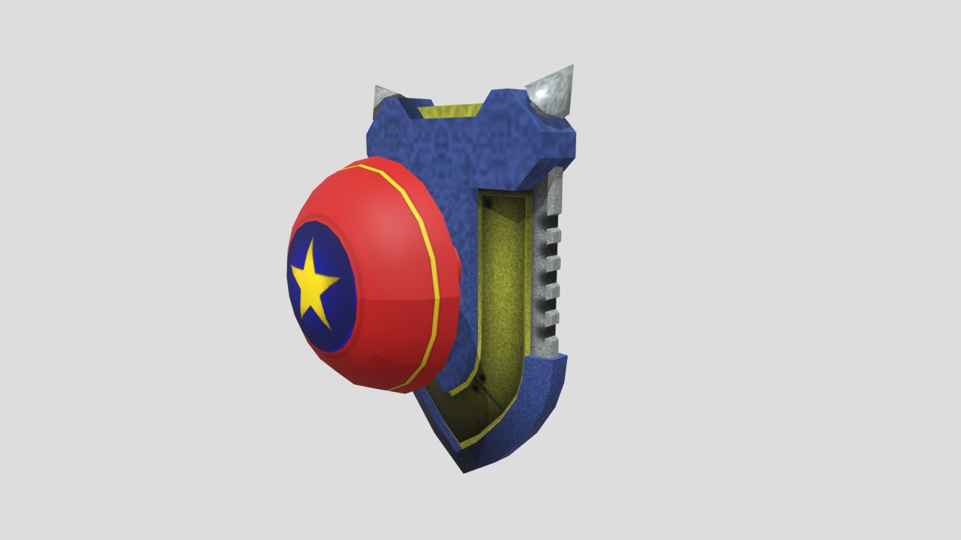 Egg Fighter Spring Shield - Sonic Unleashed - Download Free 3D model by ...