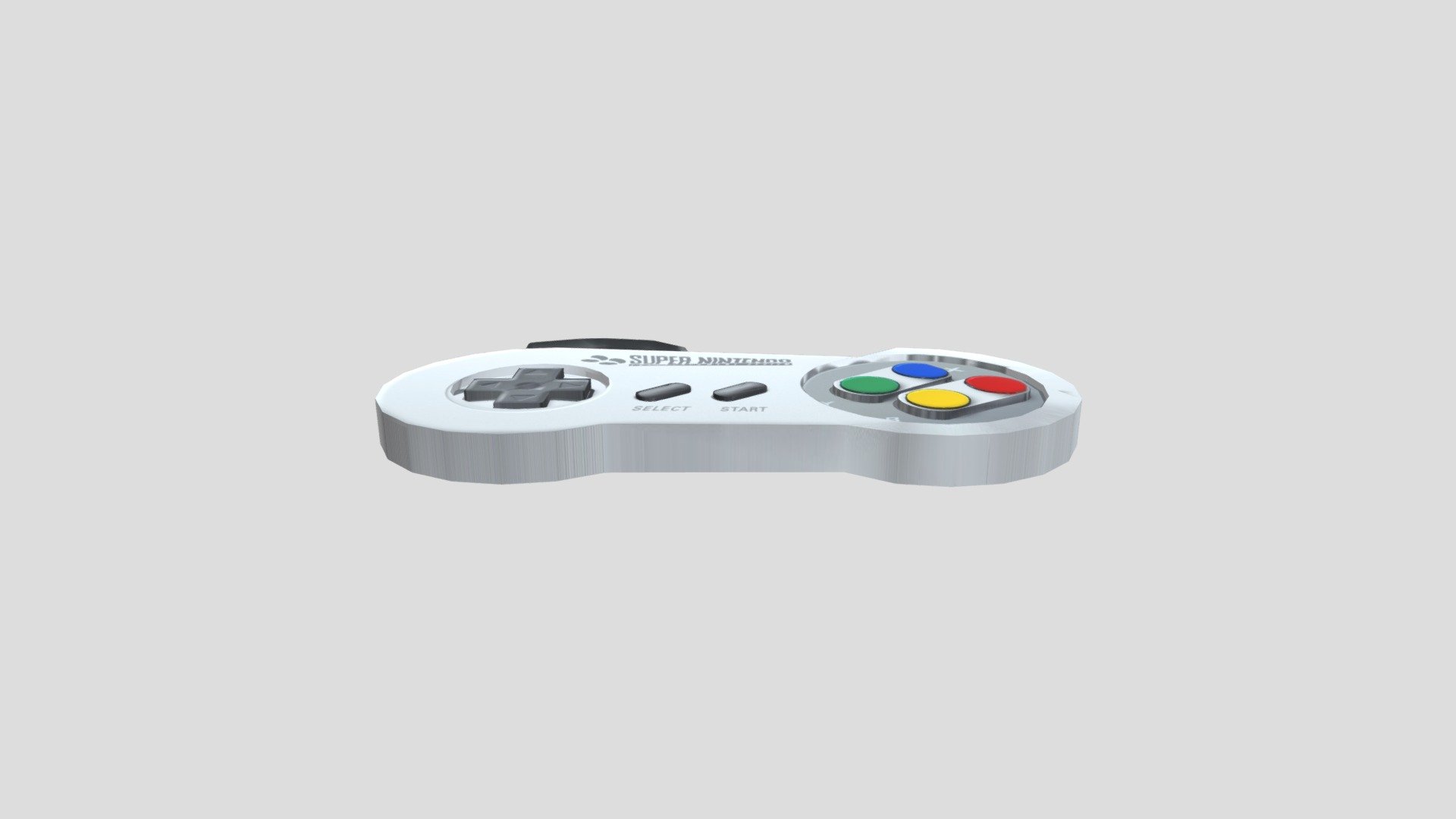 Controller of SNES - 3D model by AaronNg [ee3df23] - Sketchfab