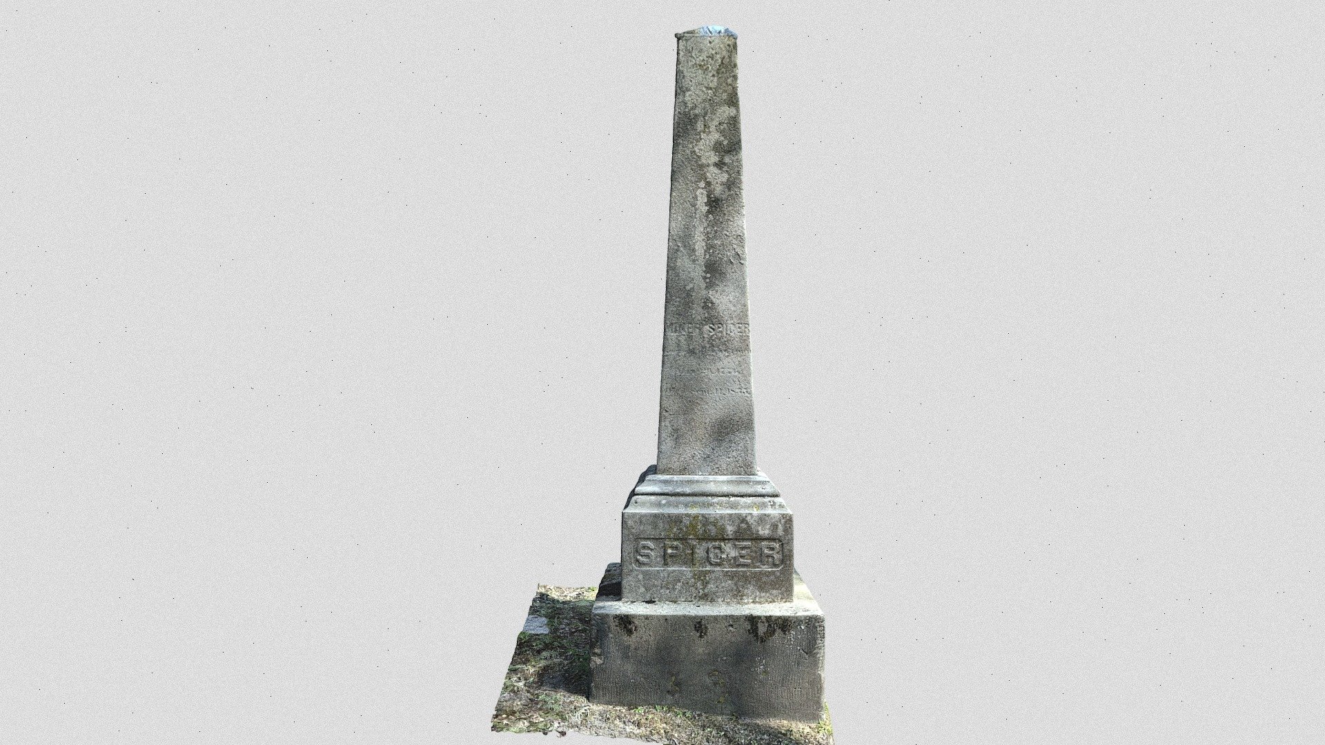Spicer Family Monument - 3D model by char.gintert [ee3fe62] - Sketchfab