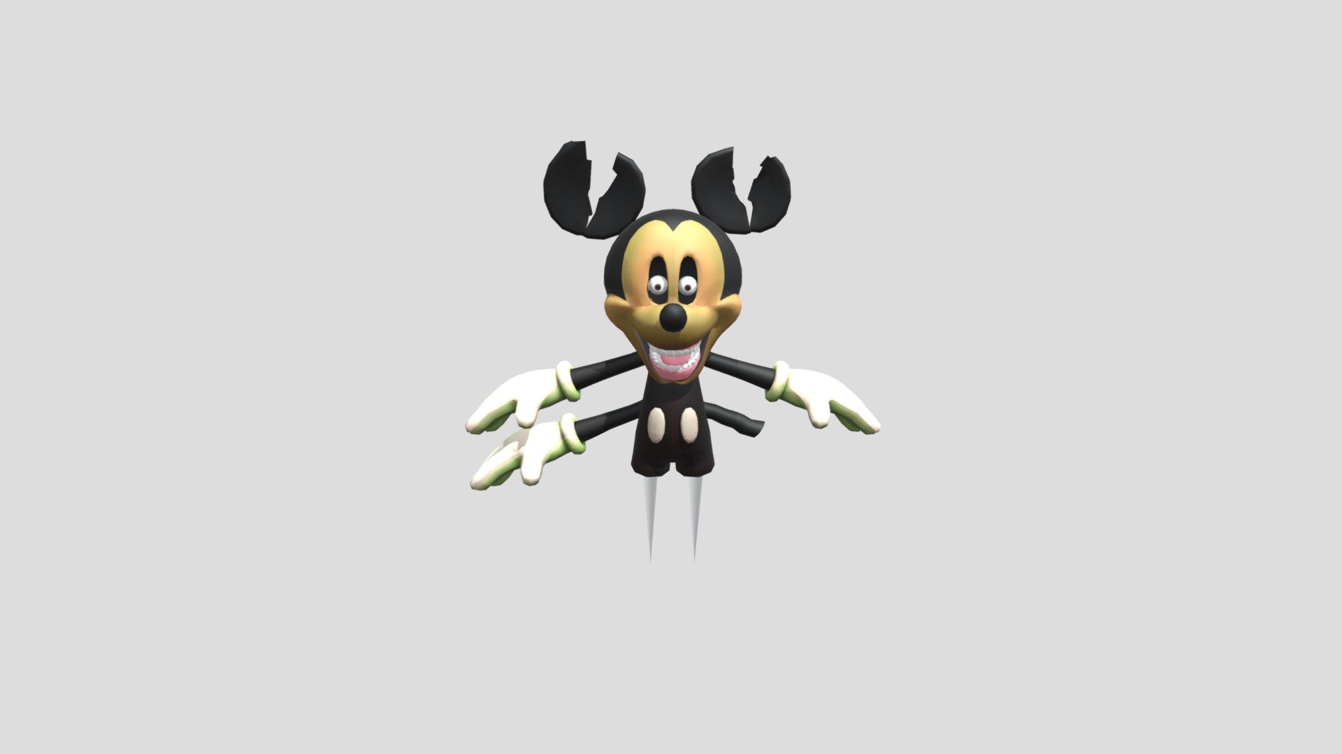 Rotting Mickey (2016) - Download Free 3D model by alexnichole880 ...