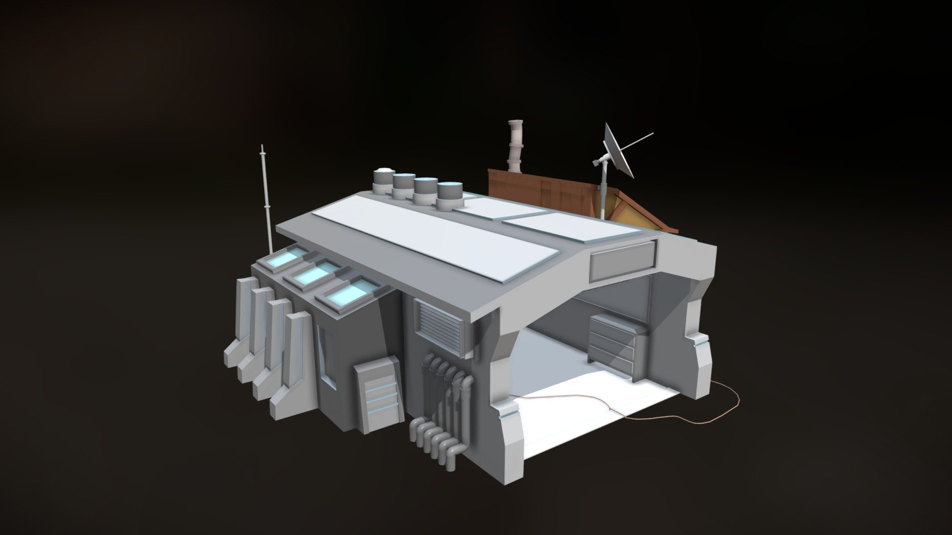 Research station - 3D model by svamenzi [ee414cc] - Sketchfab