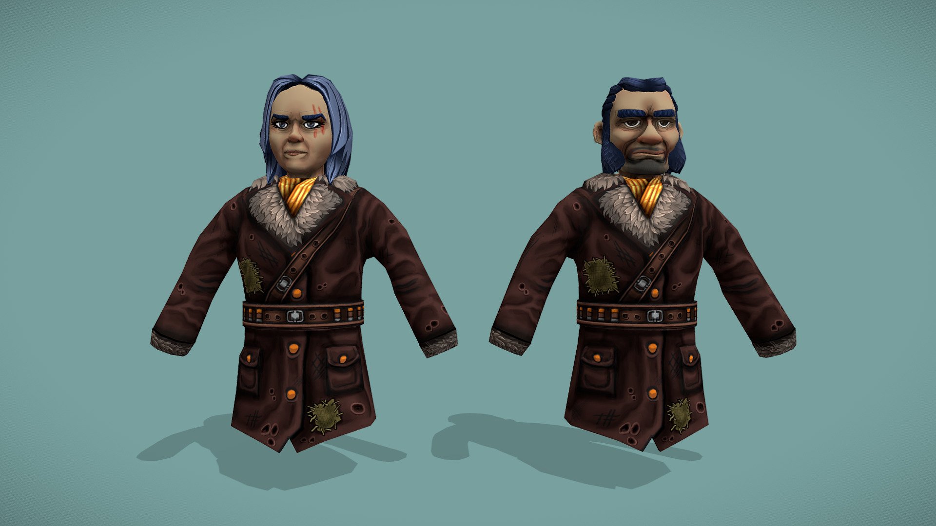 Cave Digger 2: Dig Harder - Digger Avatars - 3D model by tiina.pyorala ...