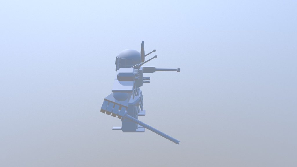Samurai mech - 3D model by wazaa2 [ee45fb8] - Sketchfab