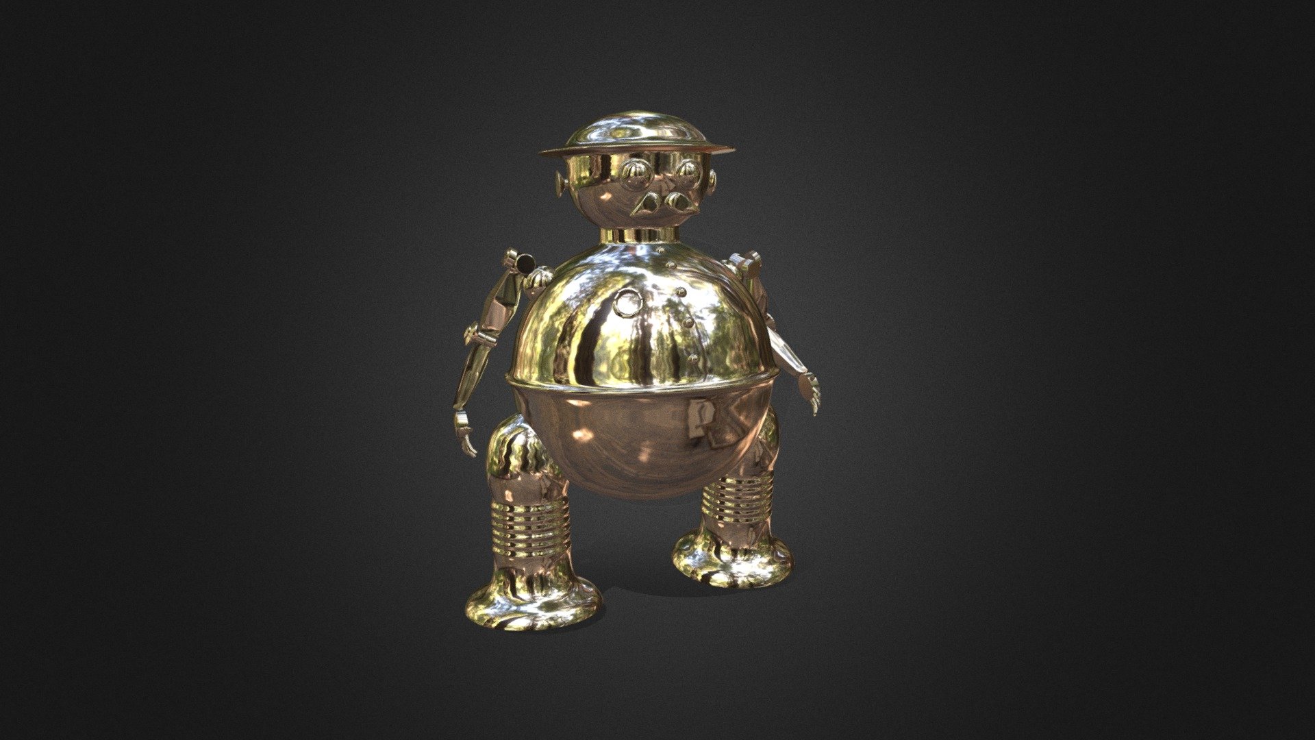 Tik-Tok Style Automaton - Buy Royalty Free 3D model by PARSONSARTS ...