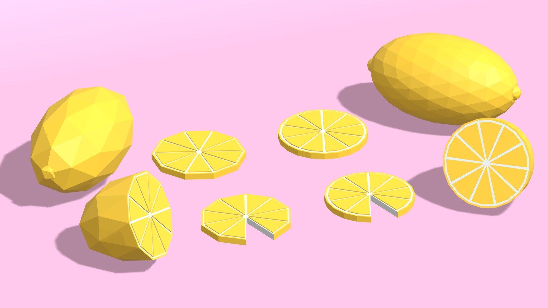 Low Poly Cartoon Lemon - Buy Royalty Free 3D model by Philip Storm ...