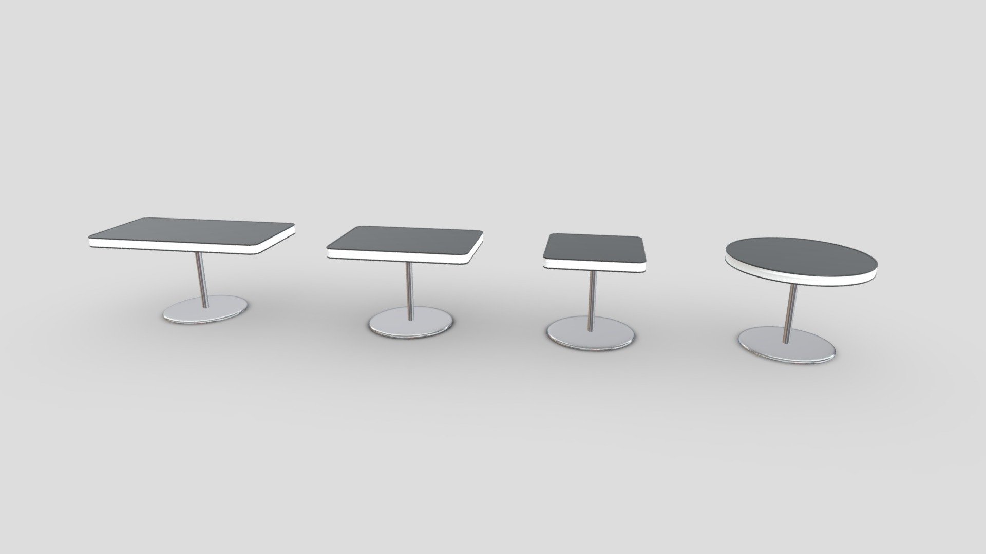 Retro Table Collection - Buy Royalty Free 3D model by Pickle55100 ...