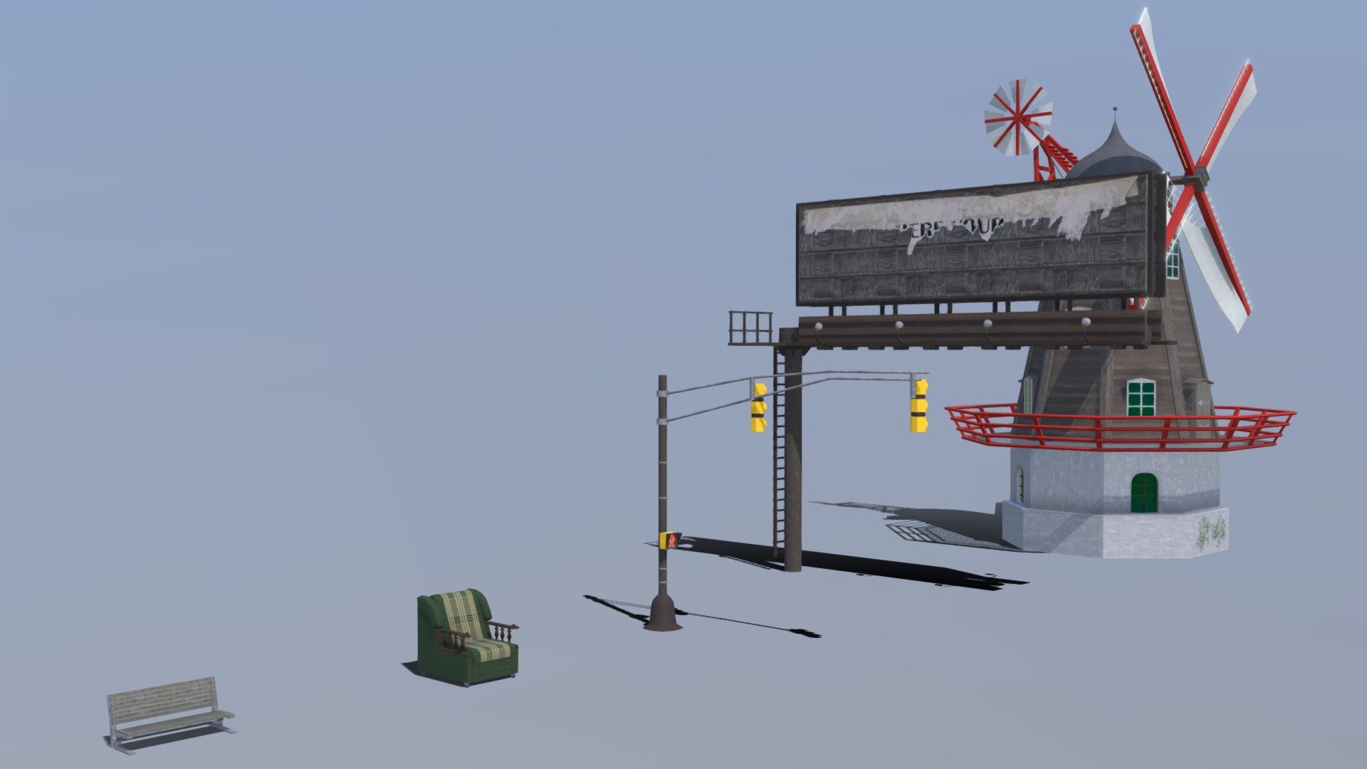 5 textured drafts - Download Free 3D model by Michael Tallpost (@33v1 ...