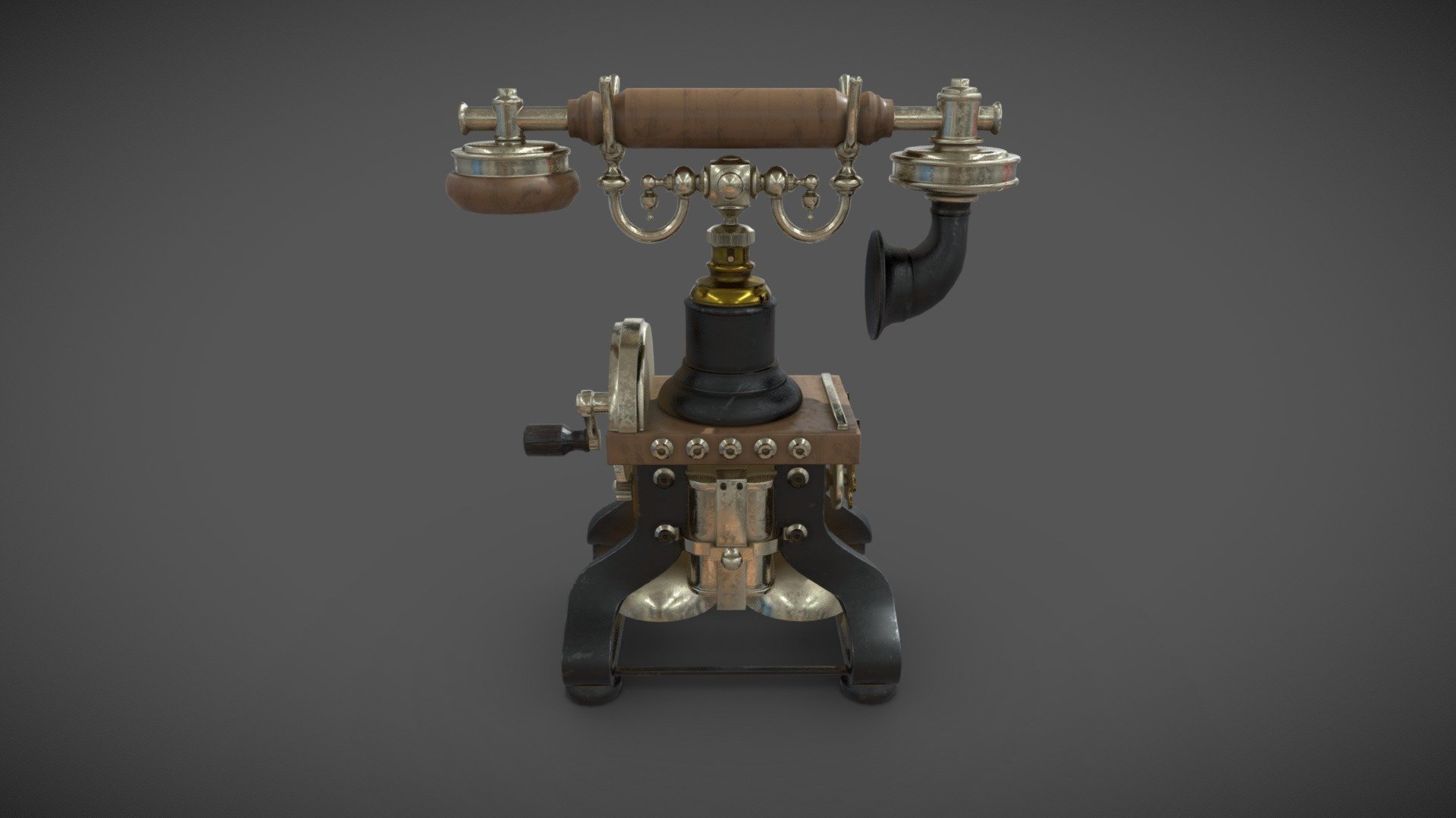 Old Ericsson Telephone AR Ready Model - 3D model by Michał Kapica ...