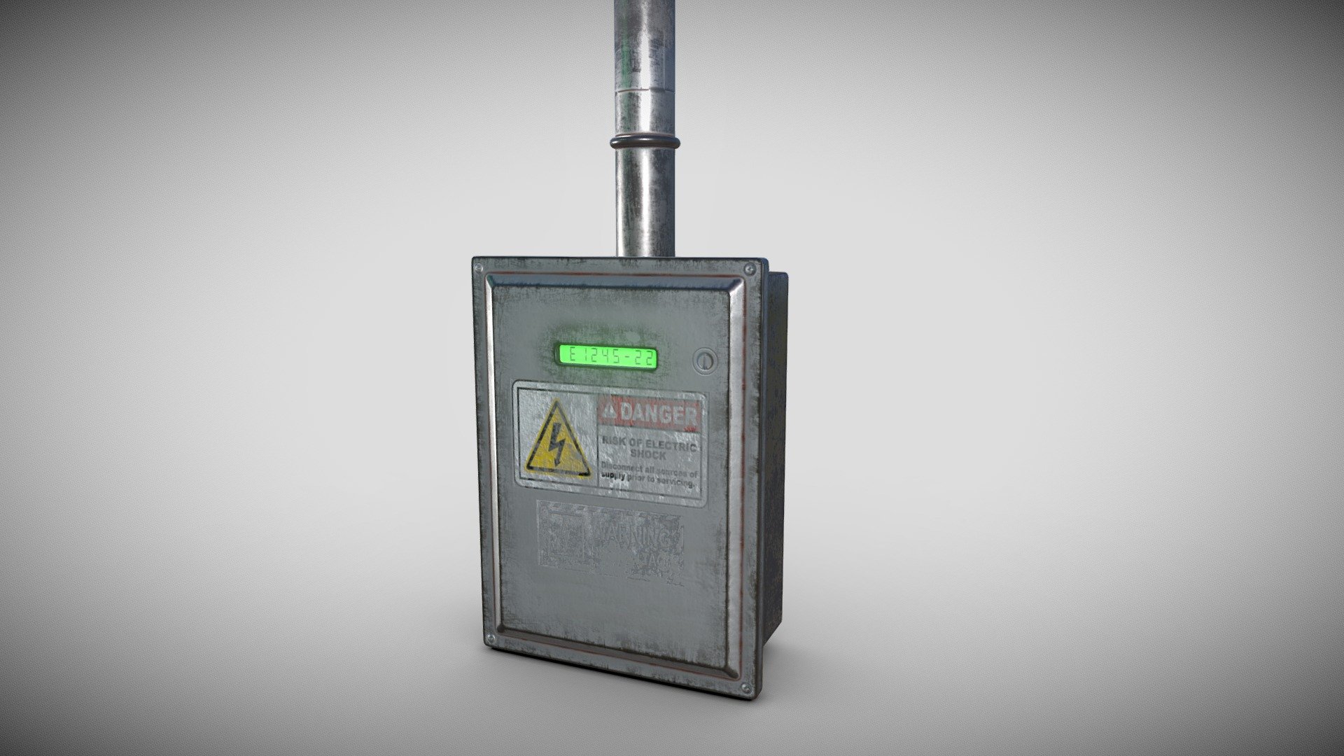 Electric meter - Download Free 3D model by Sousinho [ee5316d] - Sketchfab