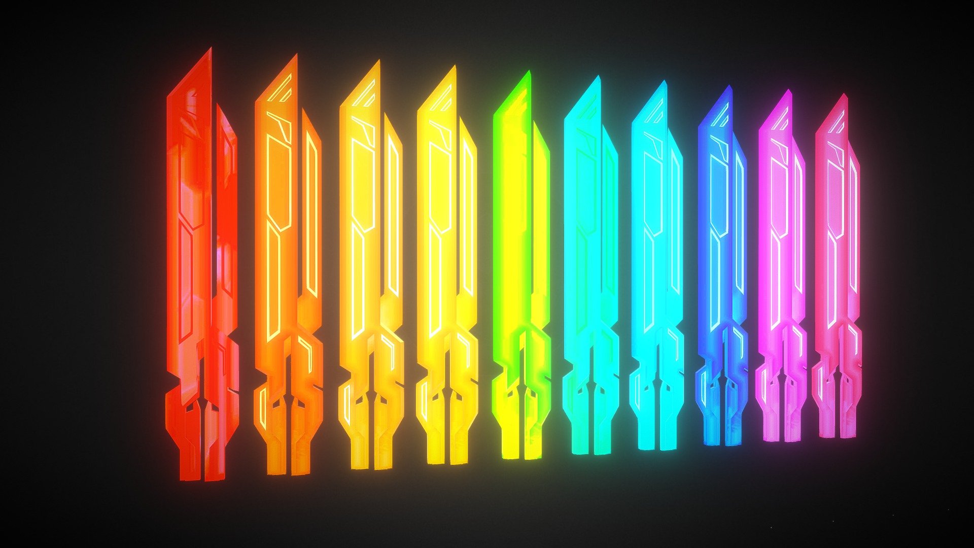 Astro Sword Color Pack - Download Free 3D model by Elite Big Speakerman ...
