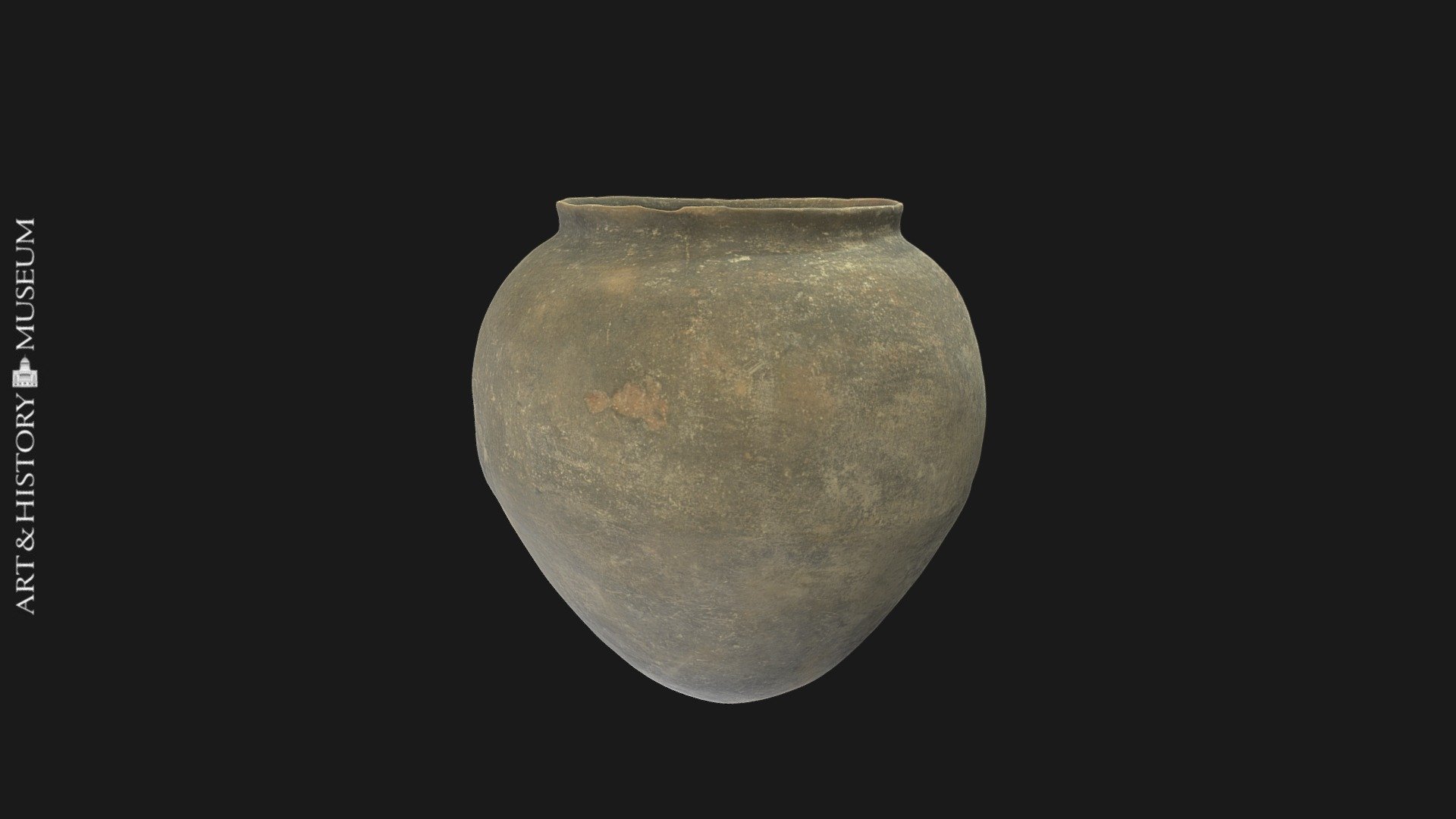 Egg-shaped pot with small opening & flaring rim - Download Free 3D ...
