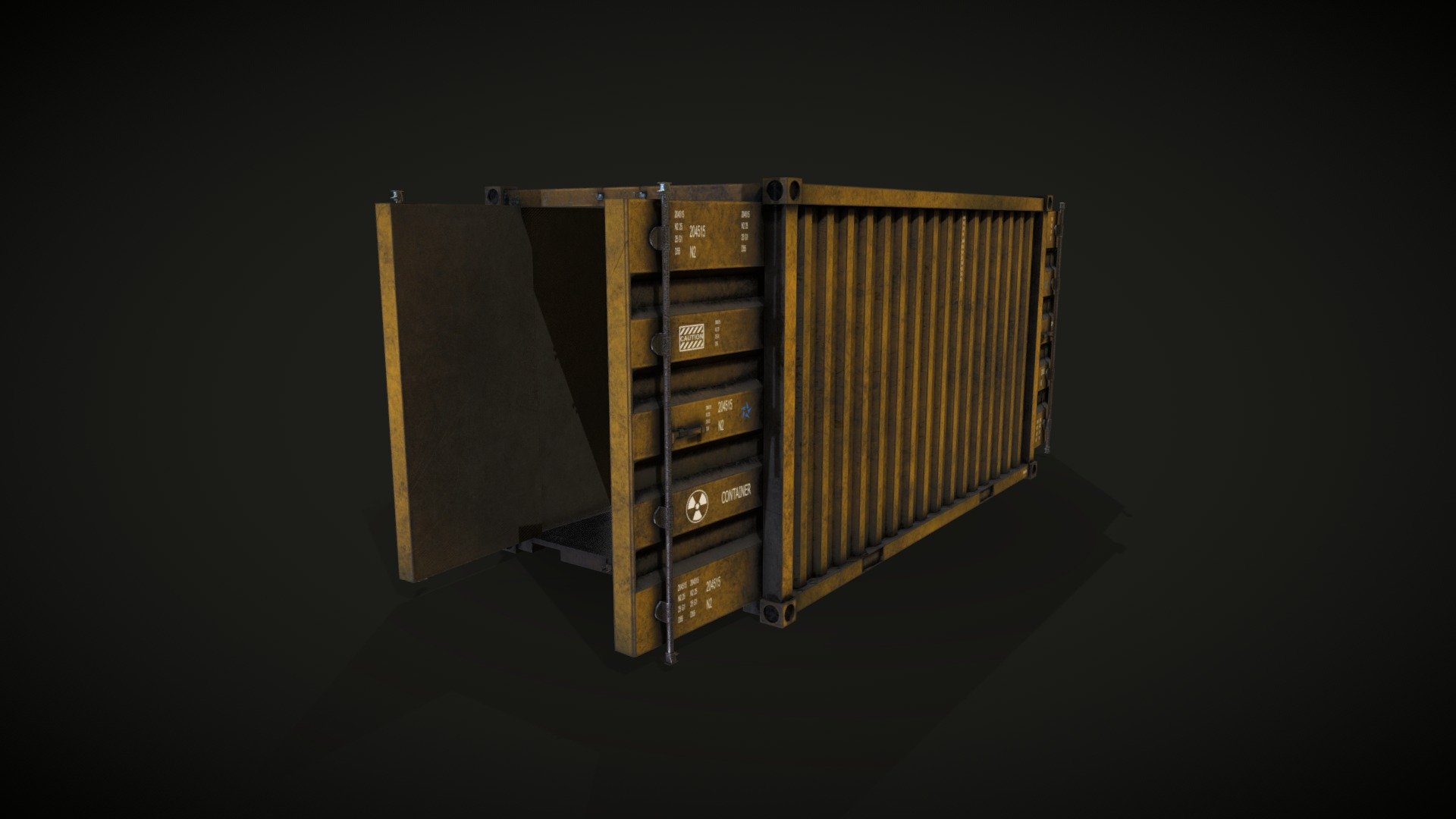 Container 2 door open - Buy Royalty Free 3D model by SnowyTrain ...