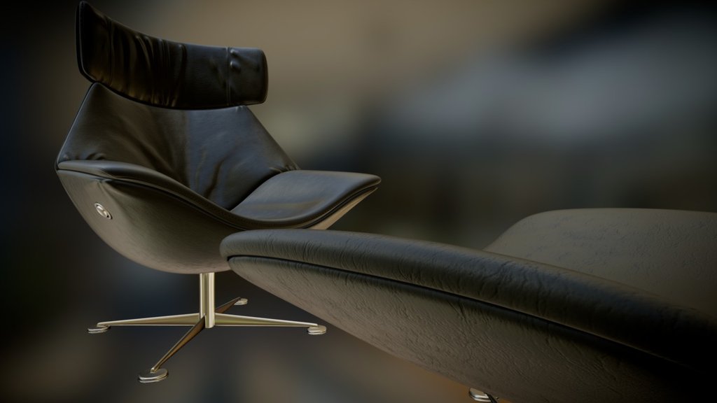 Egon Walter Knoll Chair - 3D model by MediaVisionLabs [ee5a904] - Sketchfab
