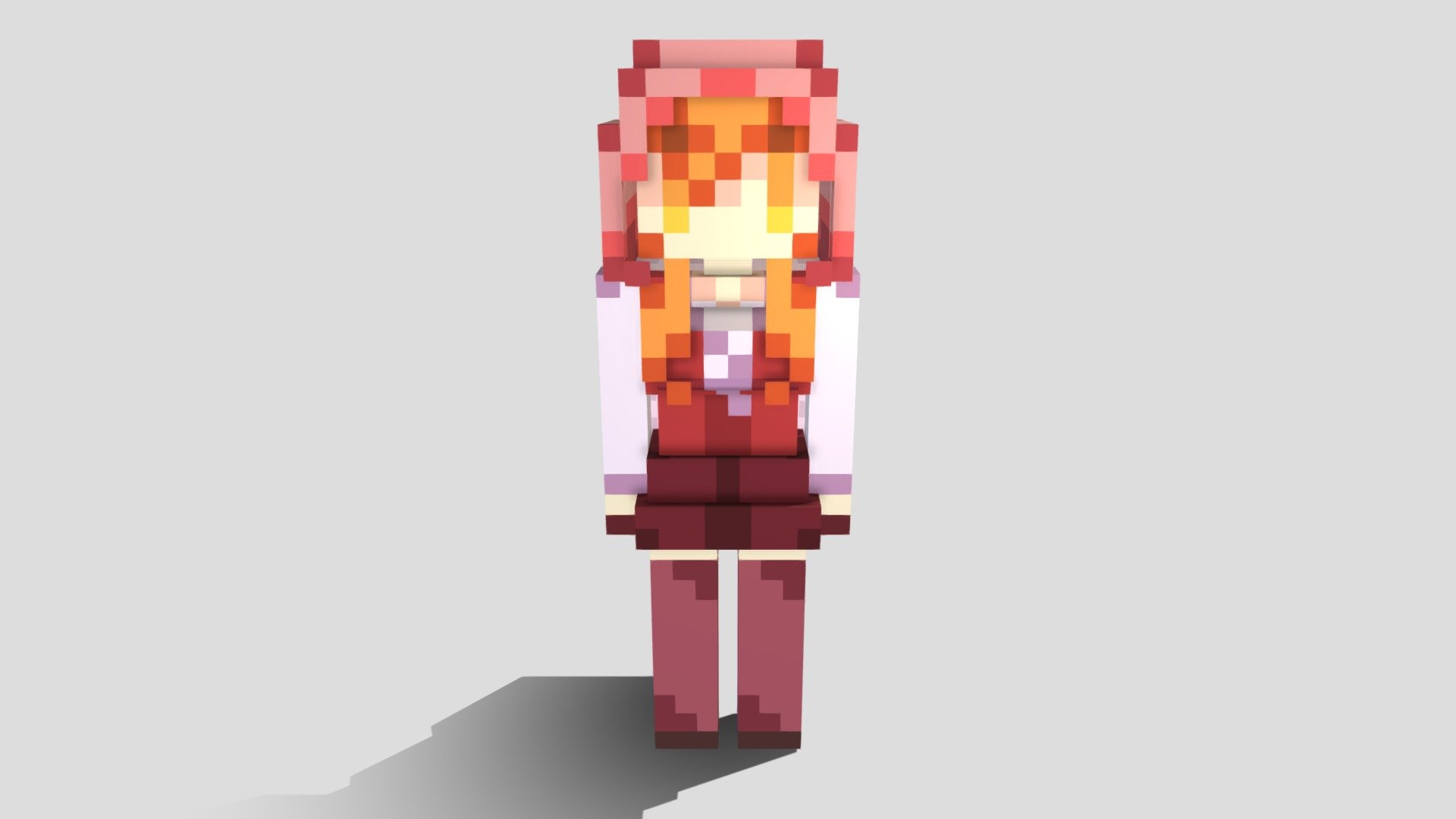 Creeper RED - 3D model by emmie_04 [ee5ab4b] - Sketchfab