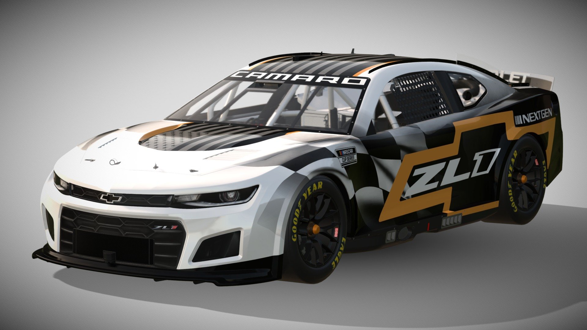 2022 NASCAR Chevrolet Camaro ZL1 Next Gen - Download Free 3D model by ...