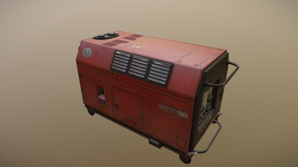 Diesel generator - Prop - 3D model by piotrlukasik86 [ee5e026] - Sketchfab