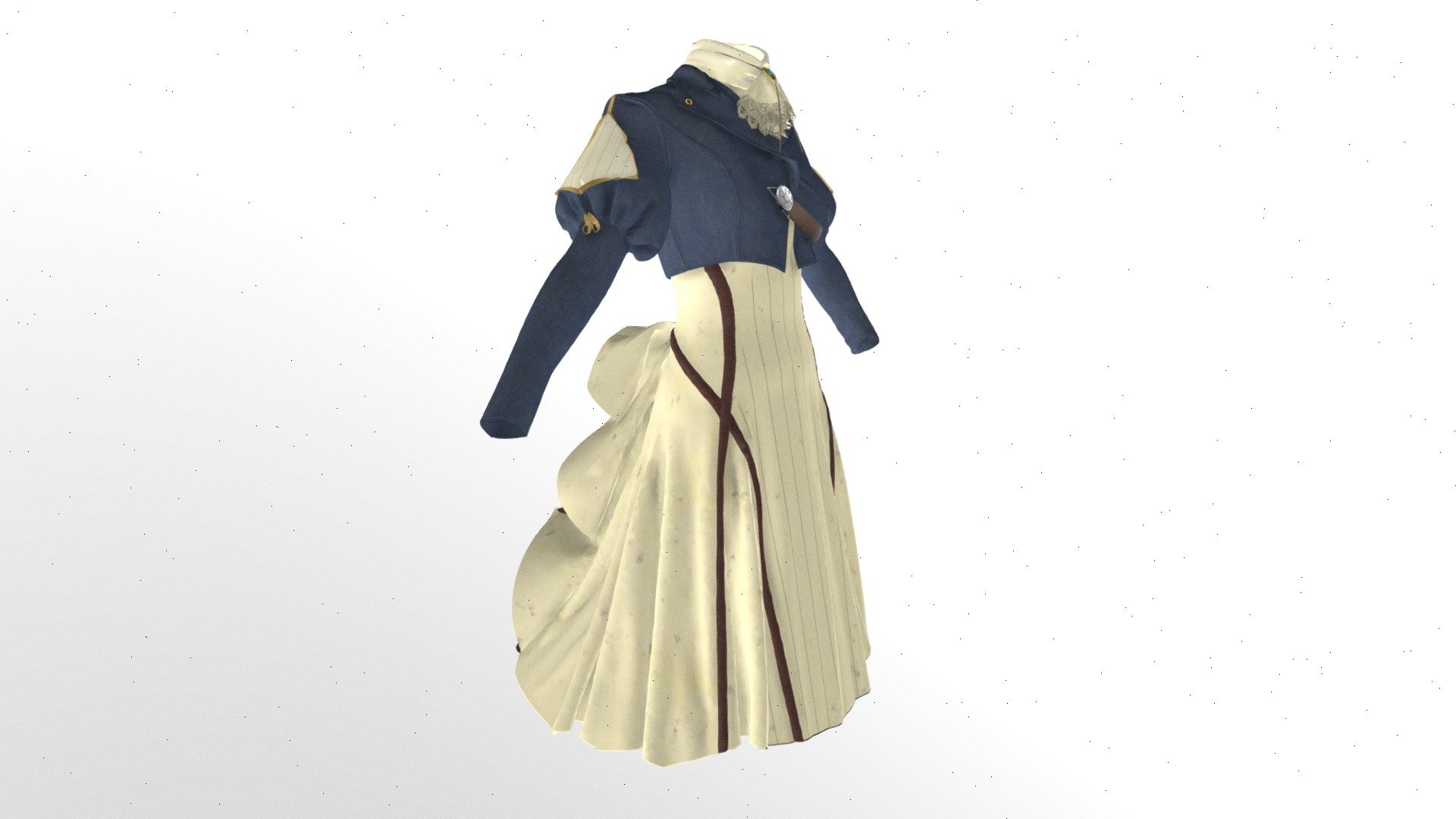 Violet Evergarden Realistic Outfit - Download Free 3D model by Myylo ...