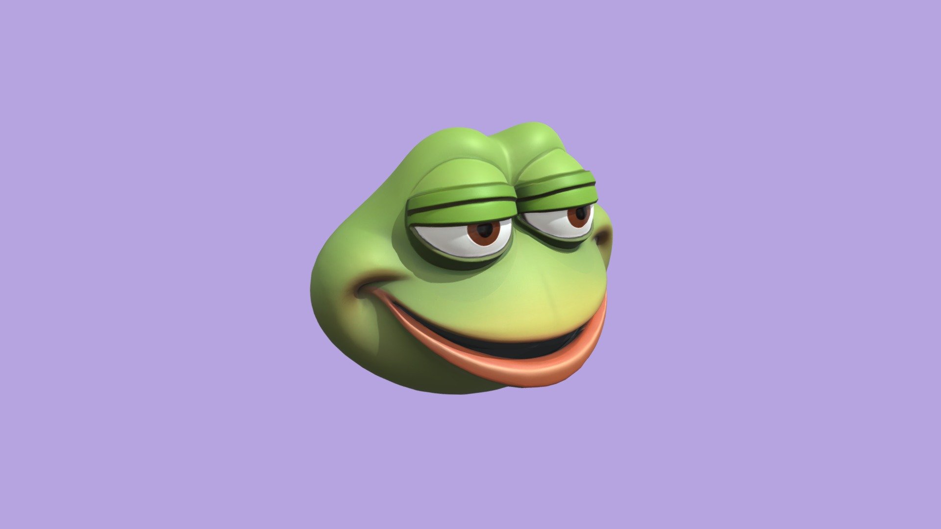 [Rodin] Stoned Pepe IMG>3D - Download Free 3D model by bit.chan ...