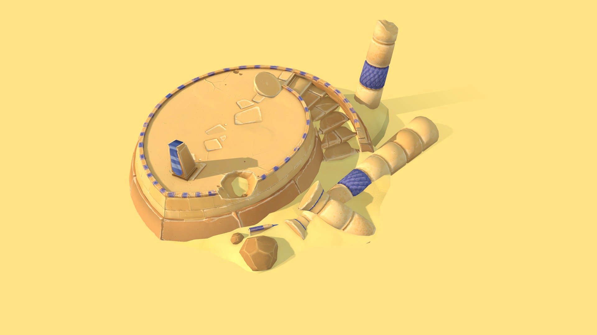 Ancient Podium - 3D model by Krokant90 [ee60410] - Sketchfab