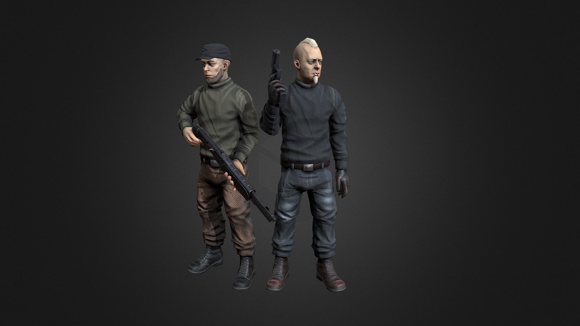 Thugs - Download Free 3D model by DJMaesen (@bumstrum) [ee61394 ...