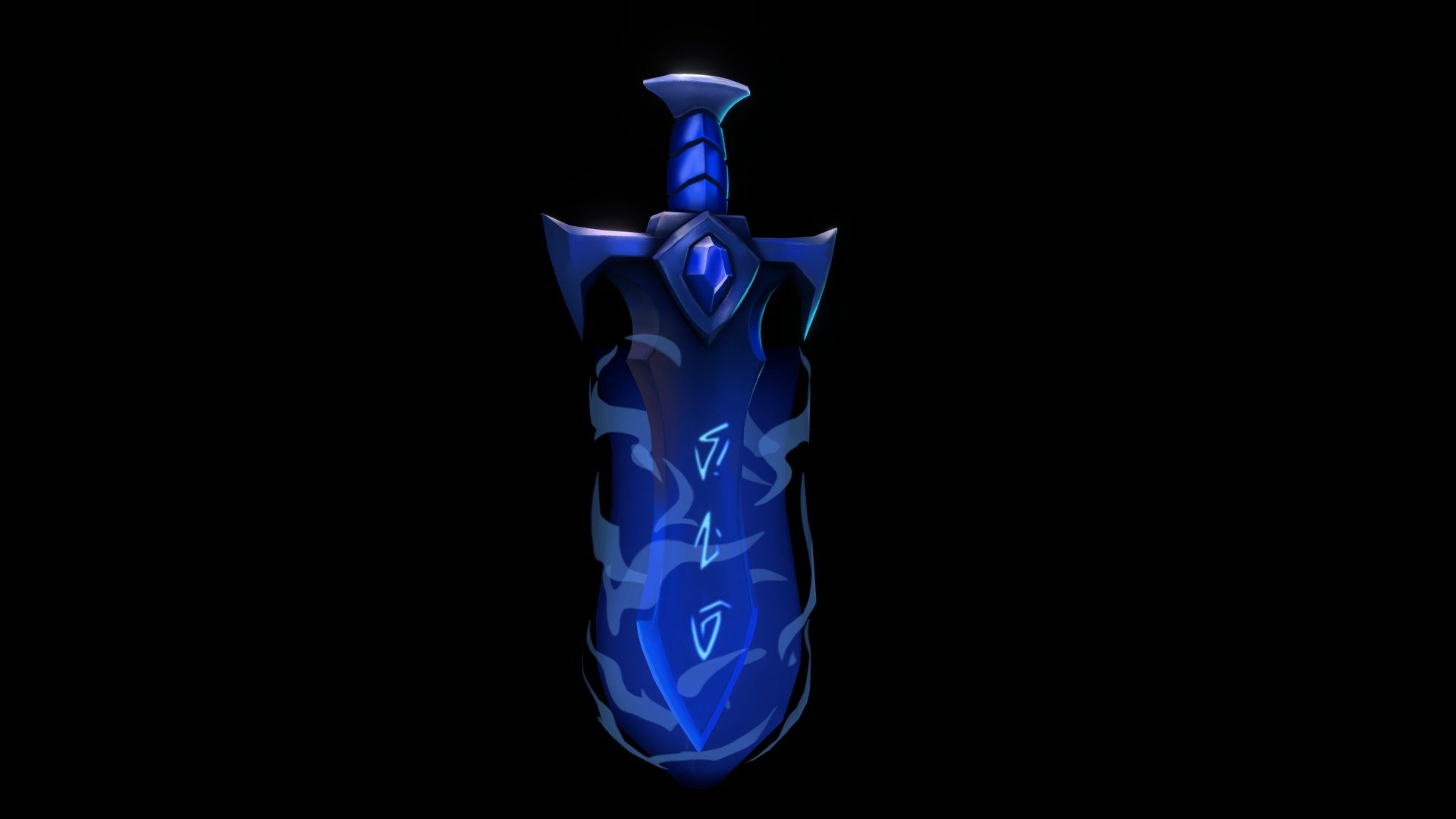 Hidden Sword - 3D model by elaedilgeraiv [ee61e58] - Sketchfab