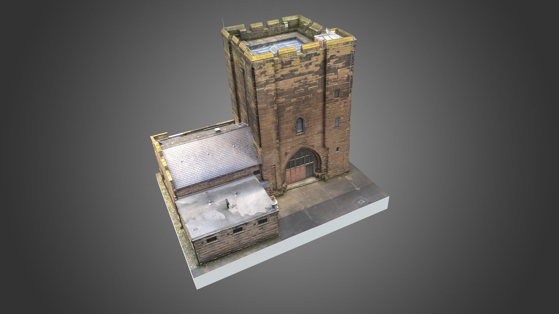 Chester Castle Agricola Tower - 3D model by English Heritage ...