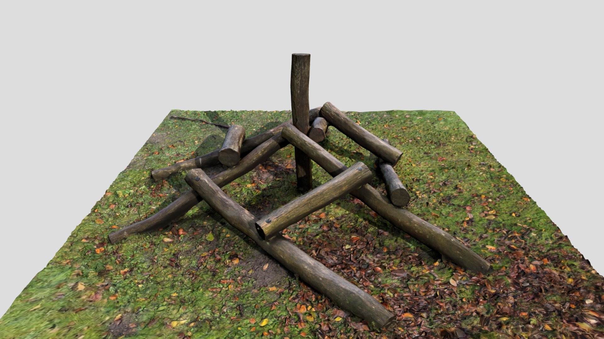 Log climbing - Download Free 3D model by Sydvestjysk 3D Scanning ...